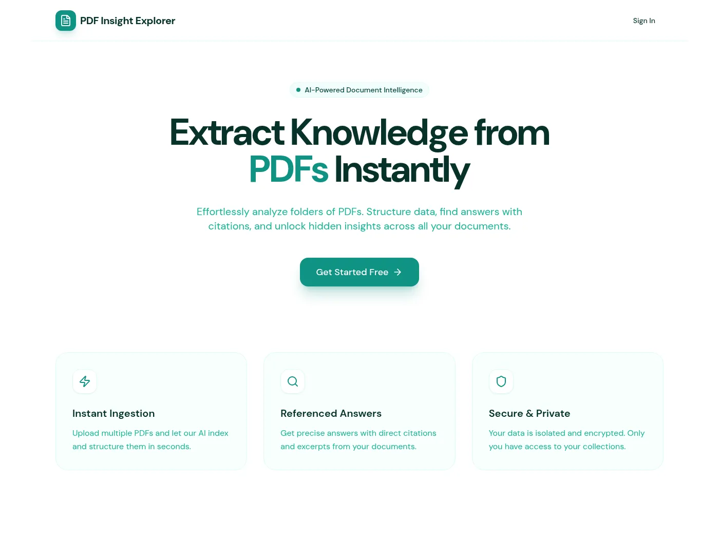 PDF Insight Explorer