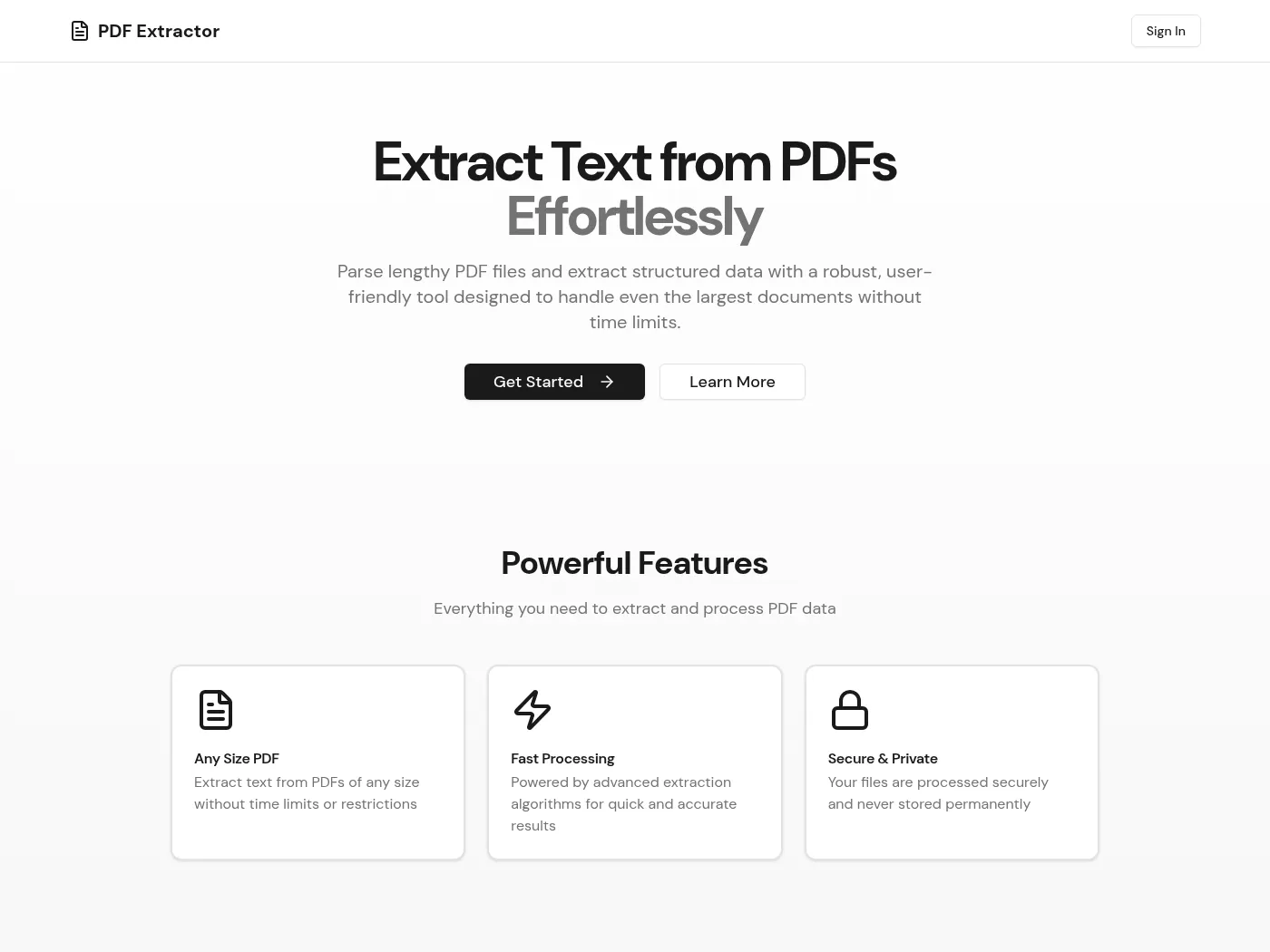 PDF Data Extractor