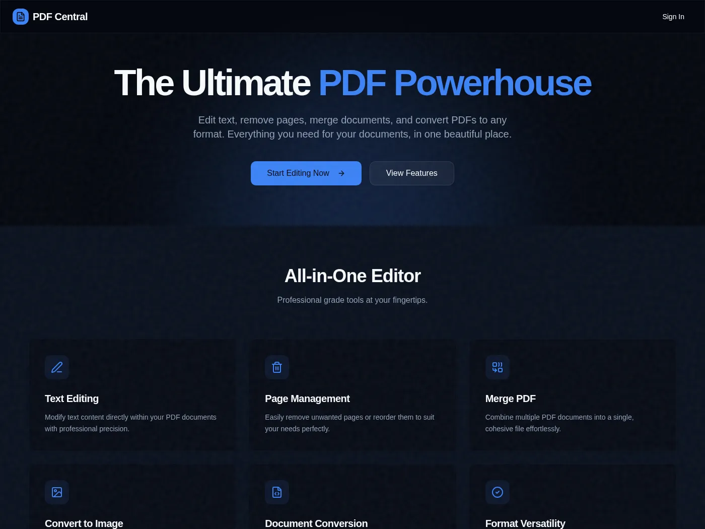 PDF Edit Central