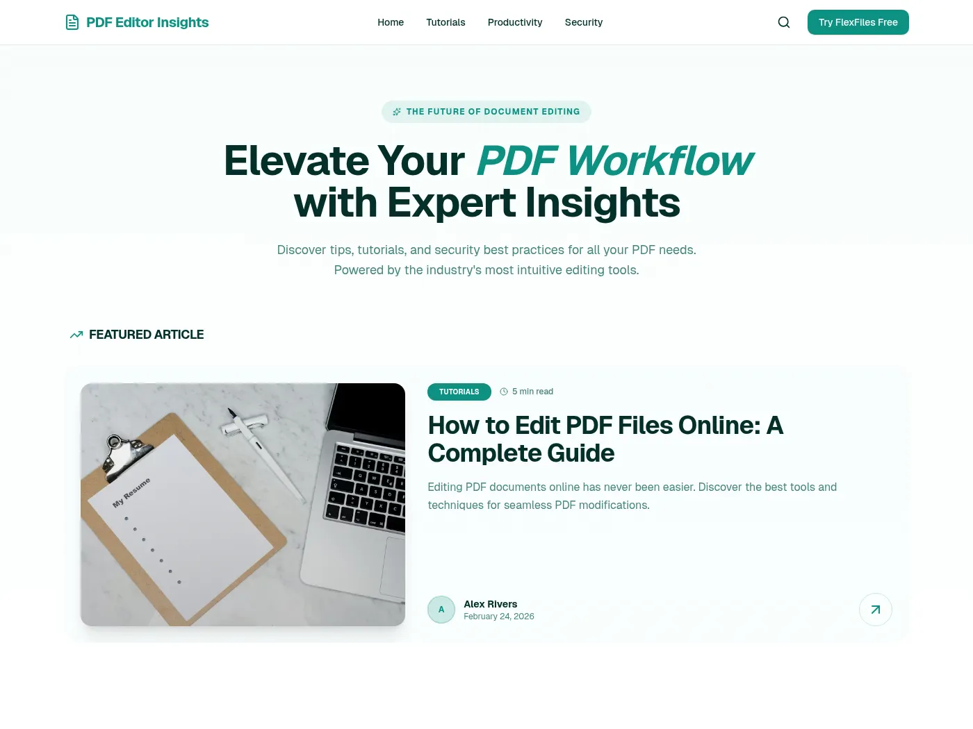PDF Editor Insights Blog