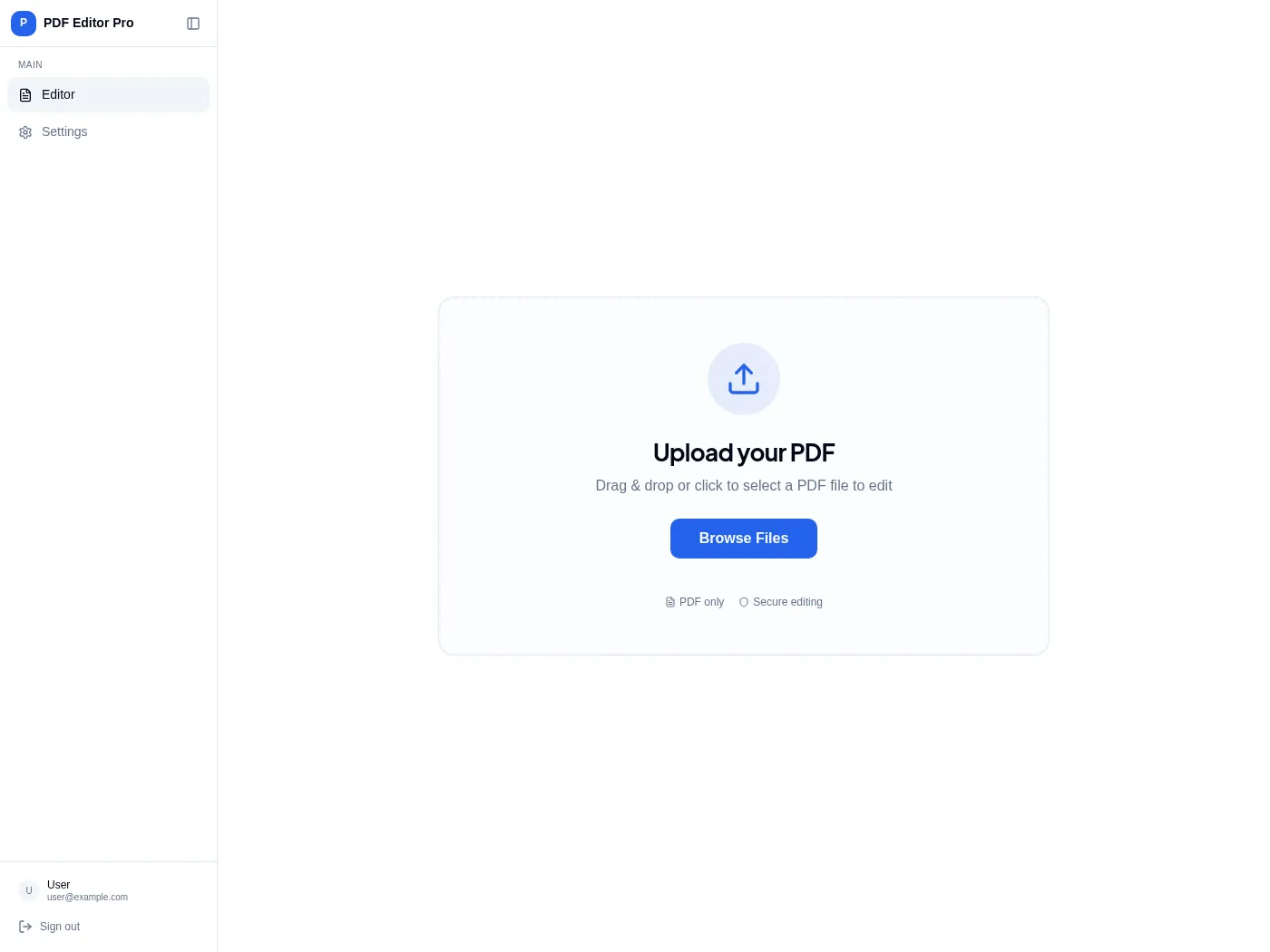 PDF Editor Pro