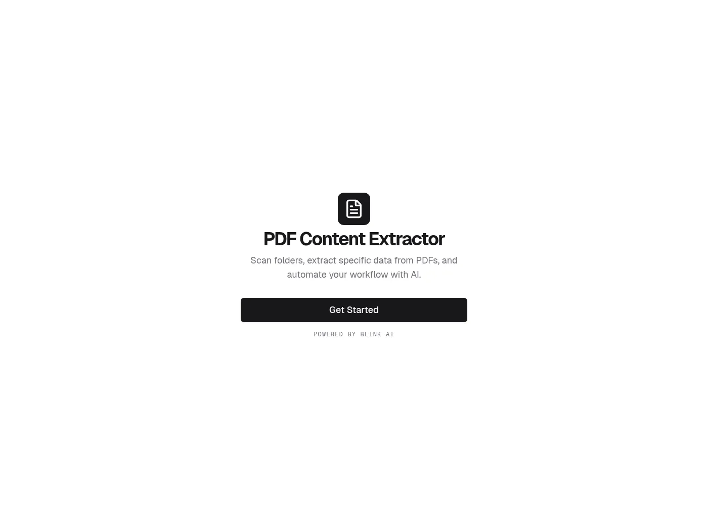 PDF Content Extractor