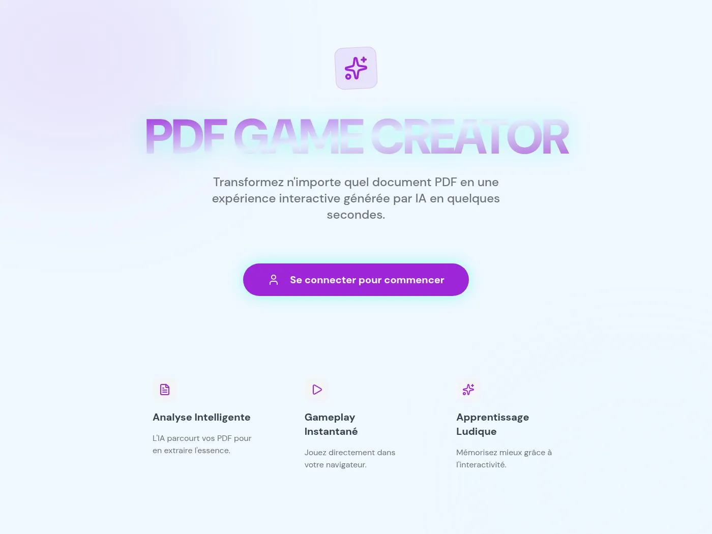 PDF Game Creator