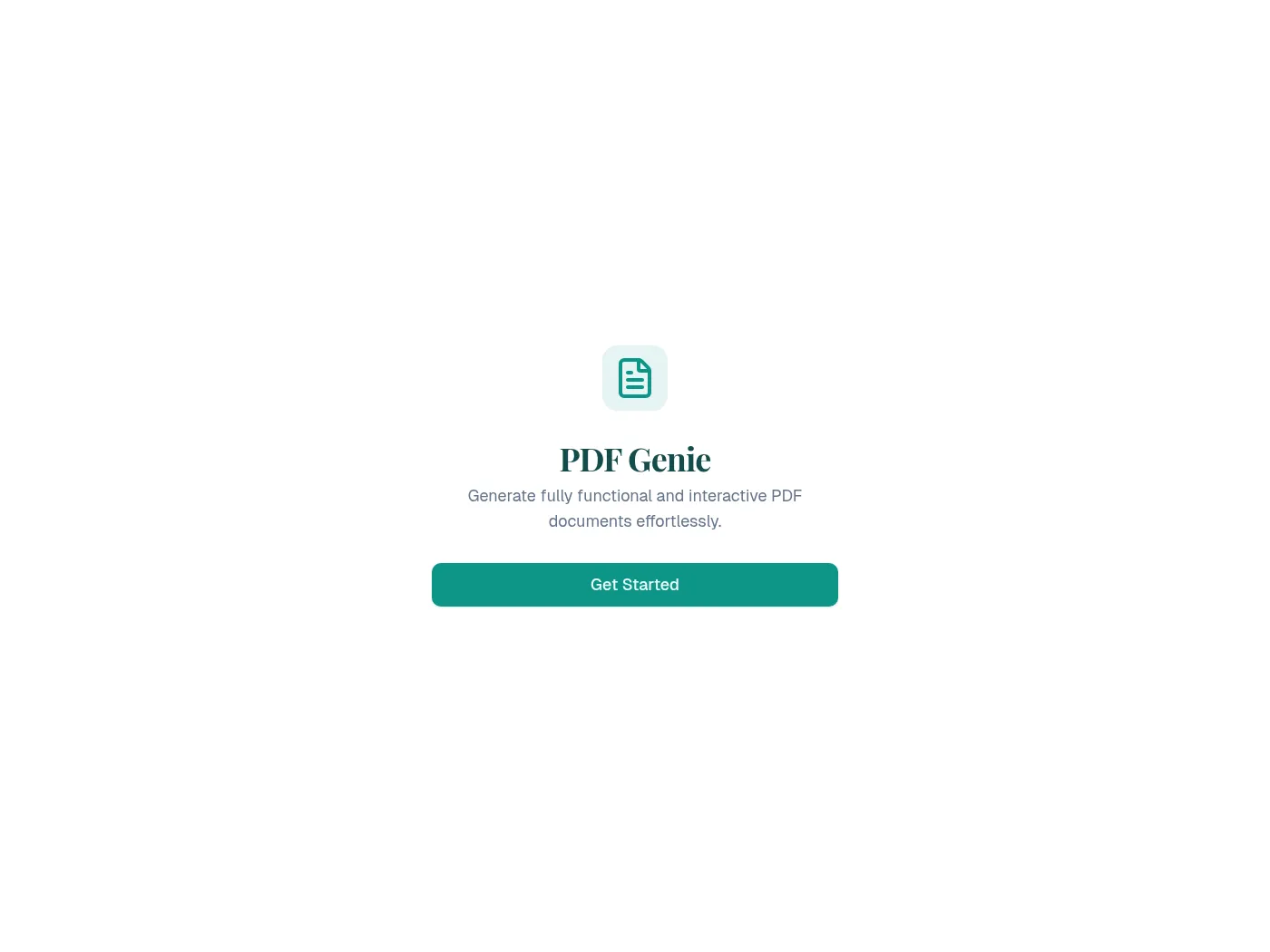 PDF Genie