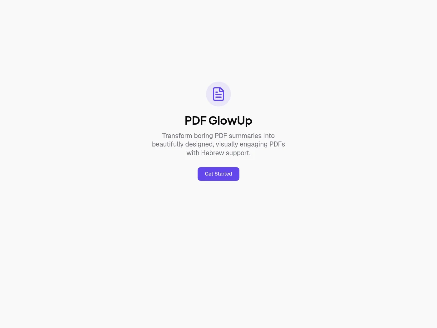 PDF GlowUp