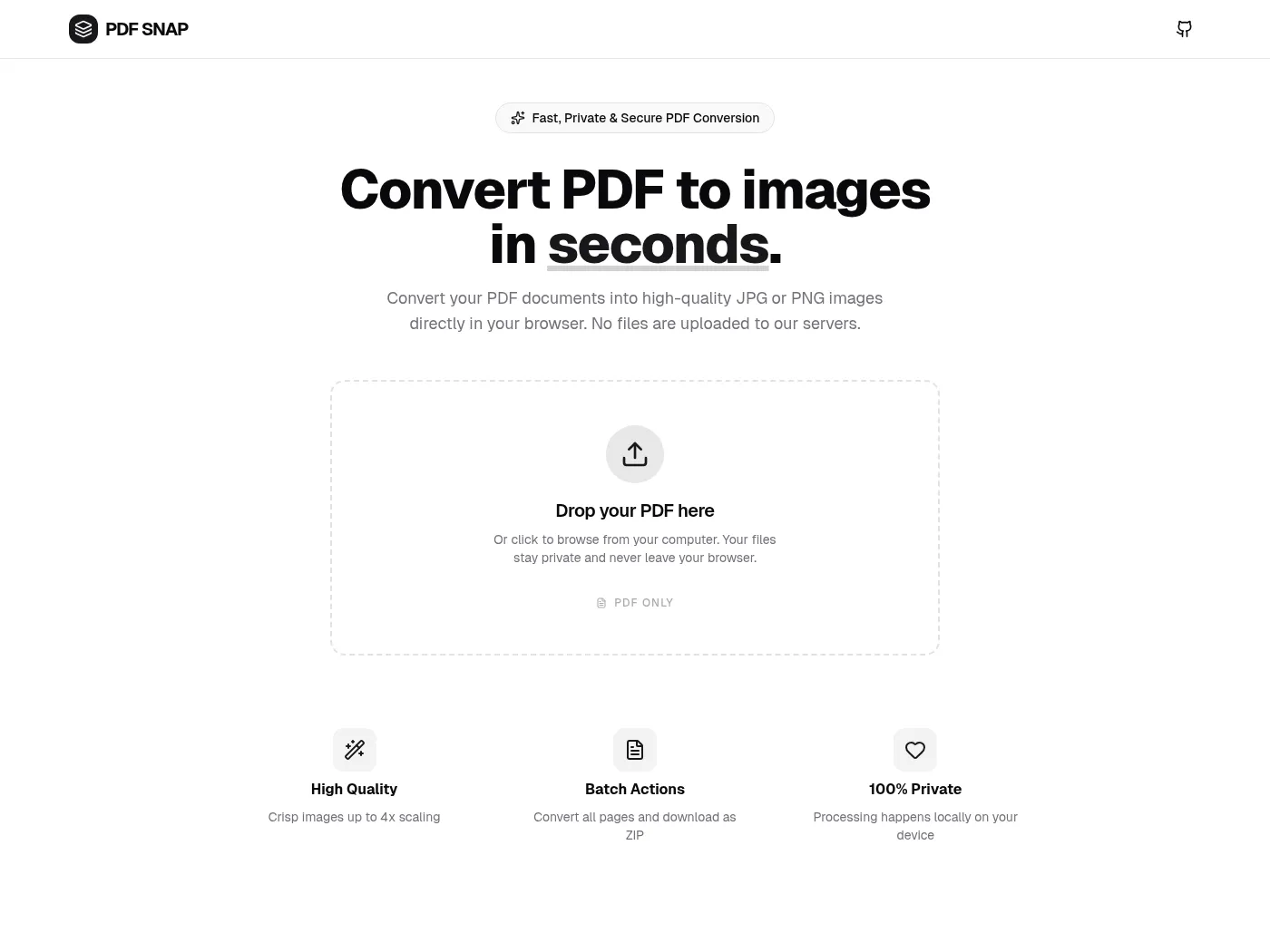 PDF Snap Converter