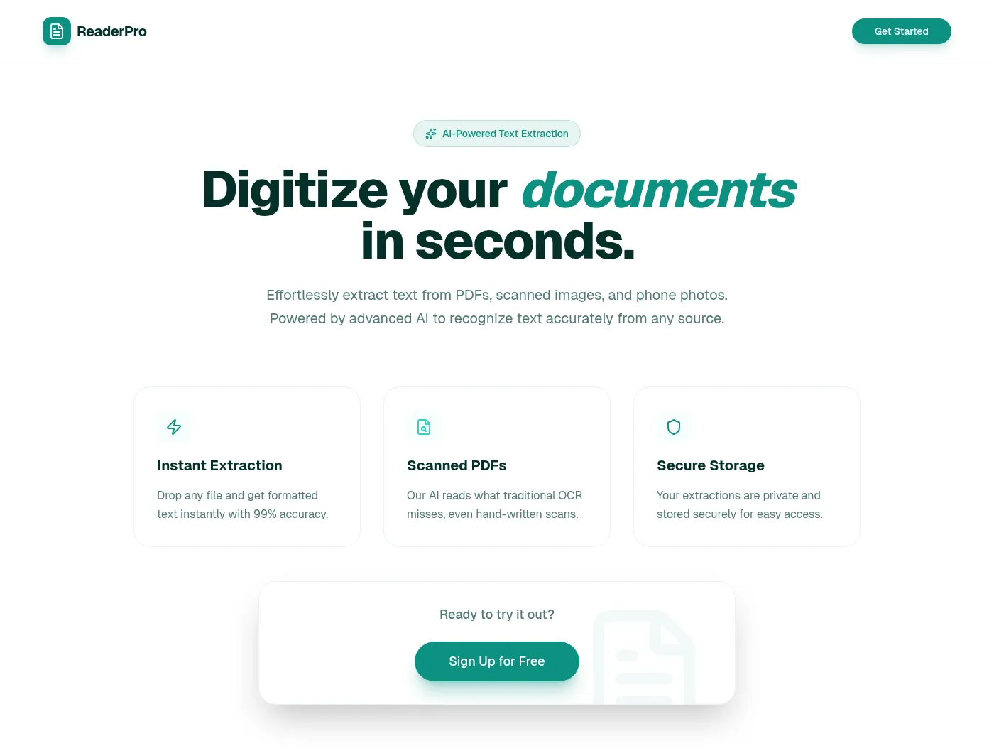 PDF & Image Reader