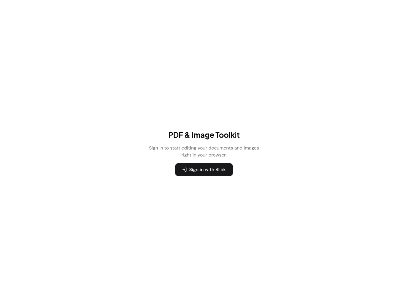 PDF & Image Toolkit