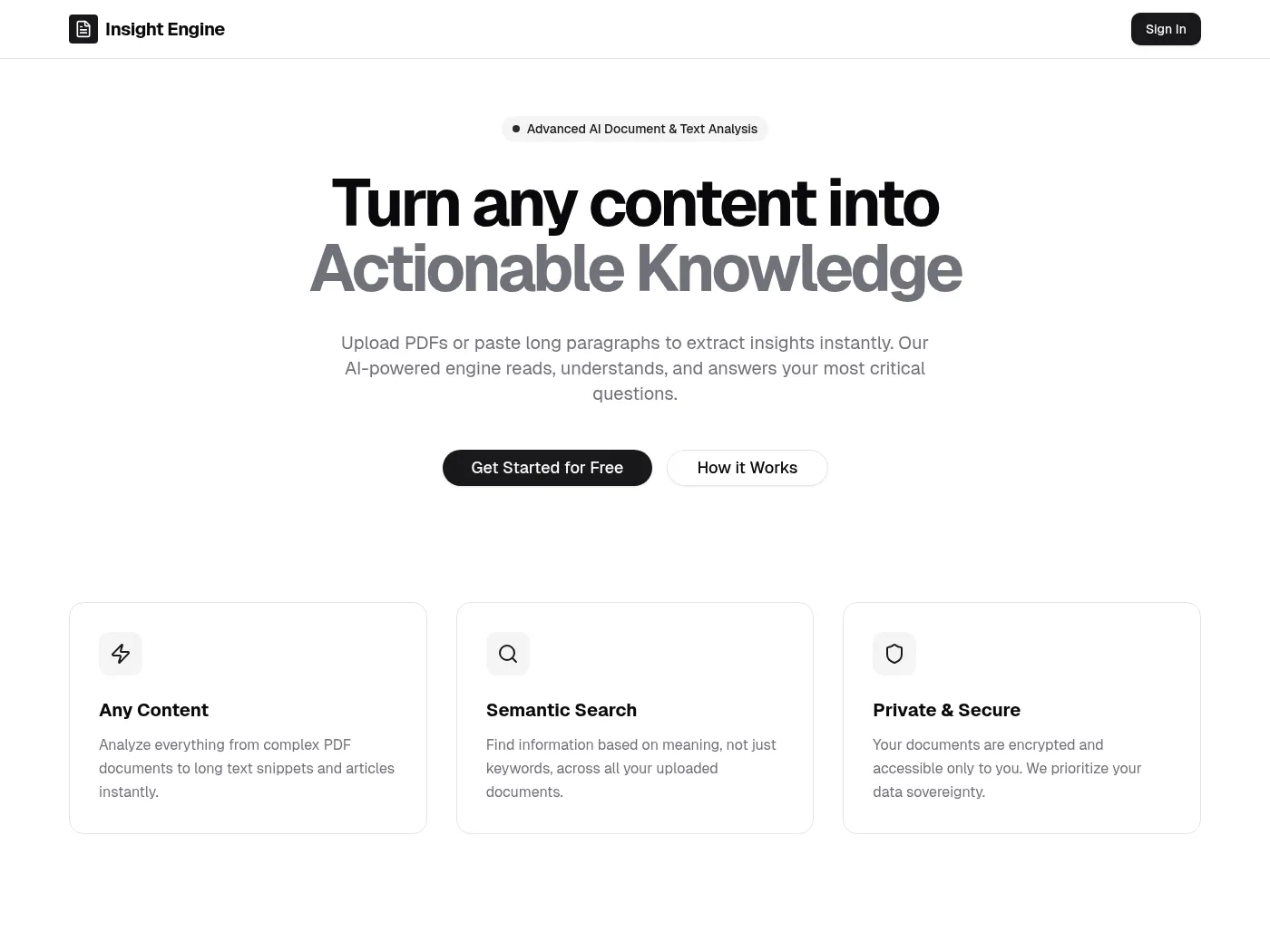PDF Insight Engine