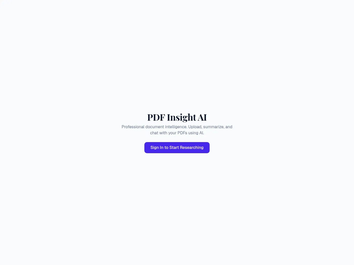 PDF Insight AI