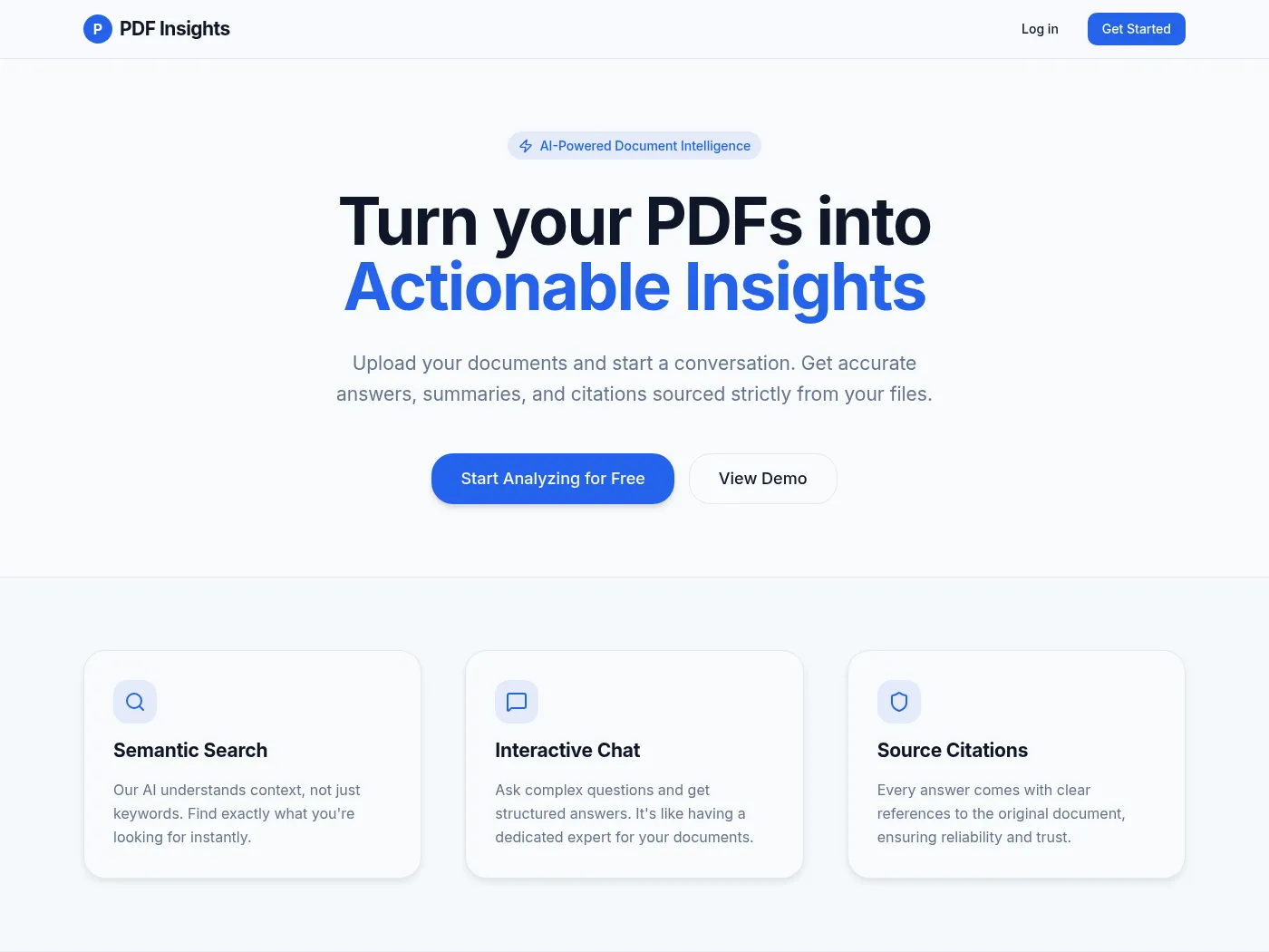 PDF Insights AI
