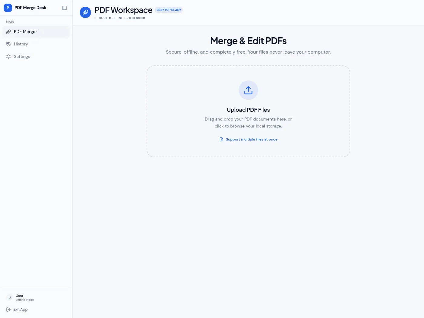 PDF Merge Desk