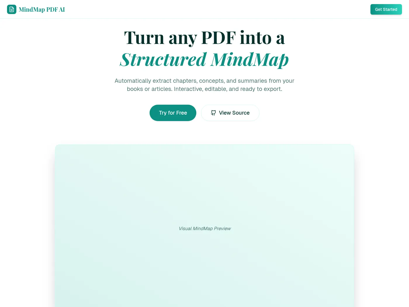 PDF MindMap Generator