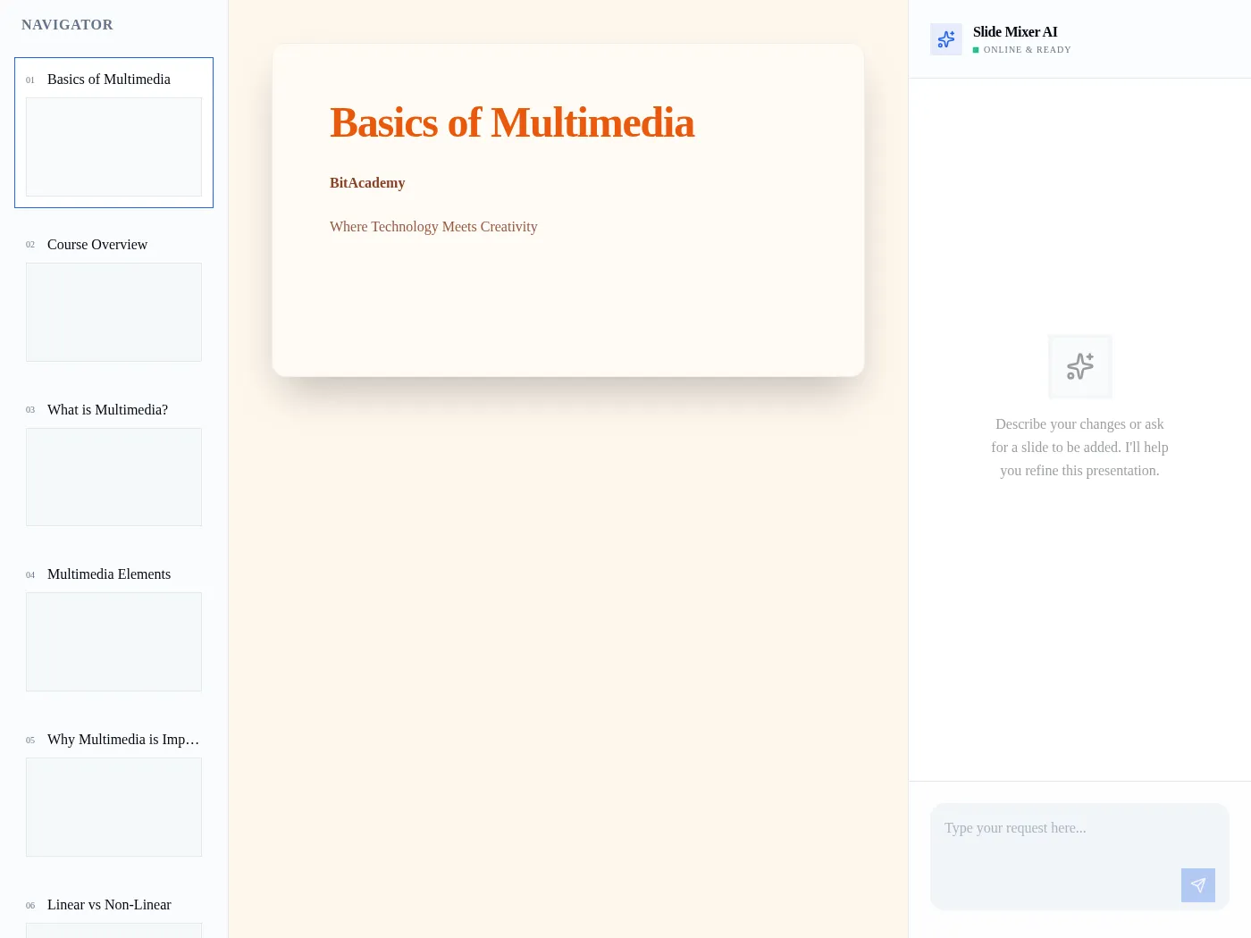 PDF Mixer Presentation