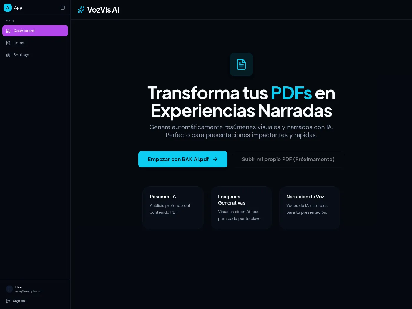 PDF Narration Presenter