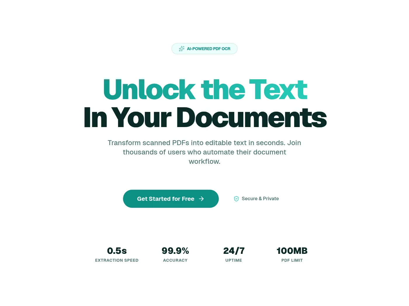 PDF OCR Extractor