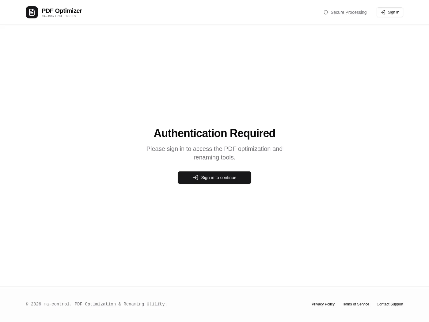 PDF Optimizer & Renamer