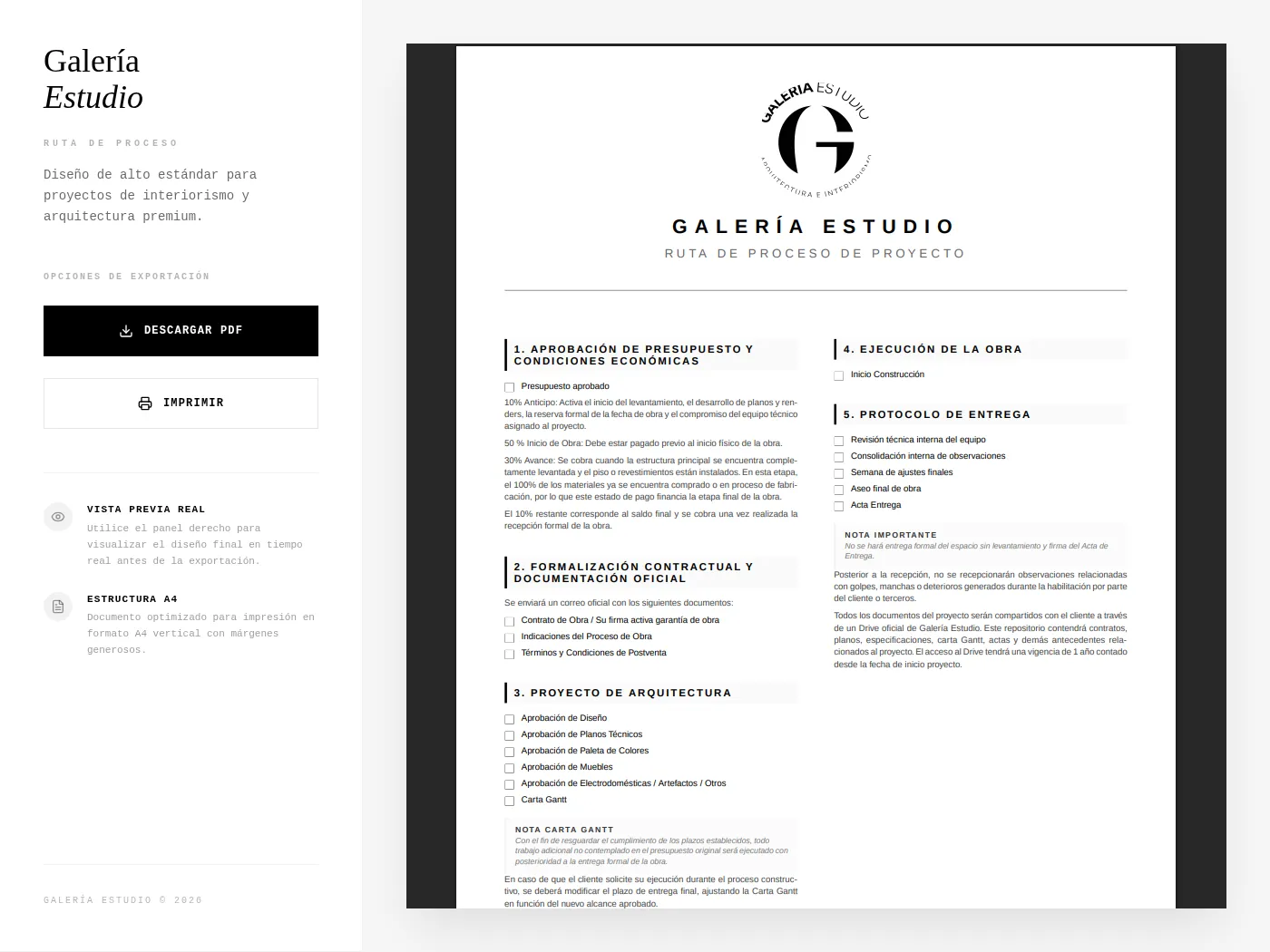 Ruta Project PDF Designer