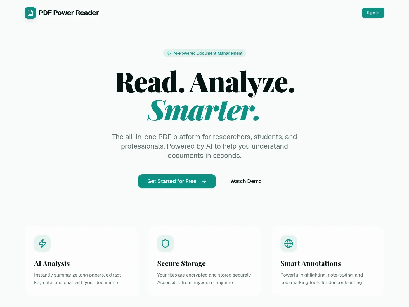 PDF Power Reader