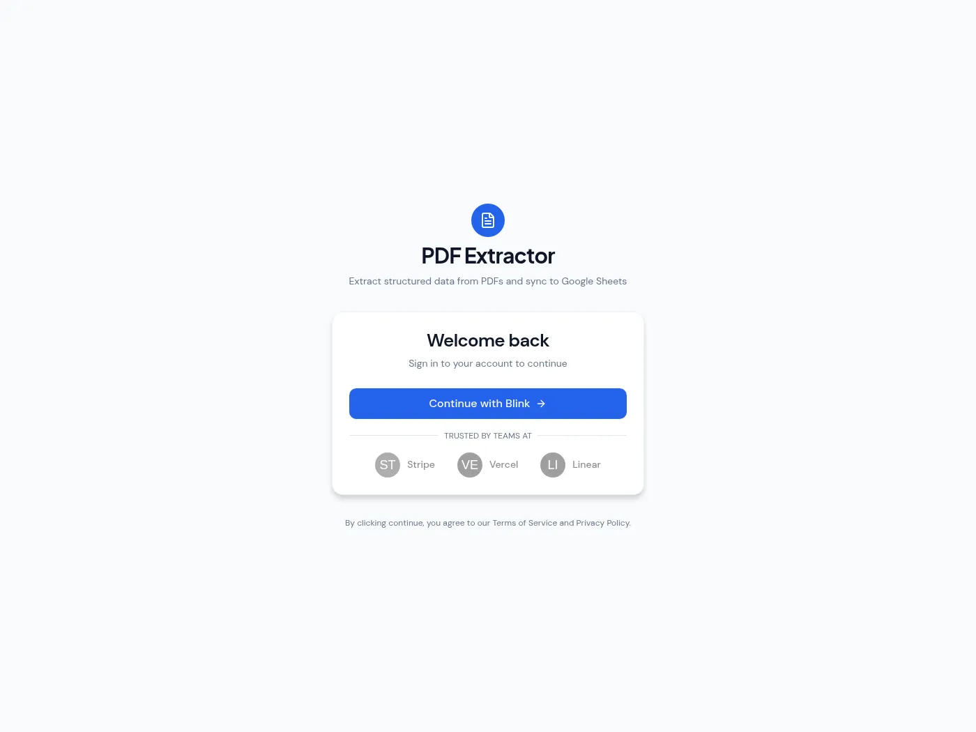 PDF Data Extractor