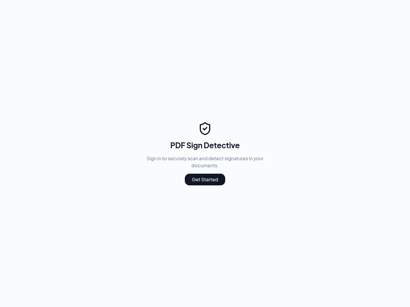 PDF Sign Detective