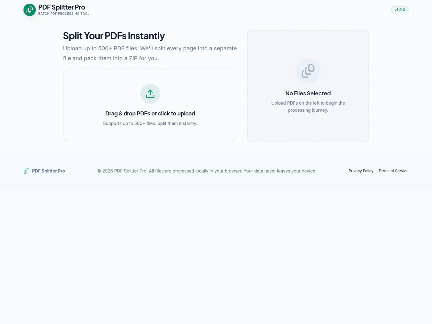 PDF Splitter Pro