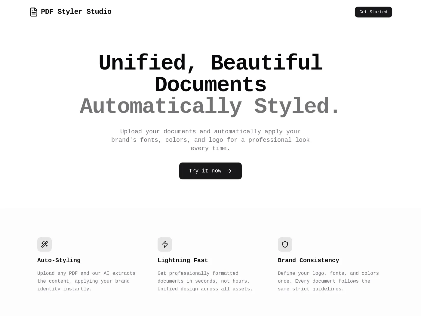 PDF Styler Studio