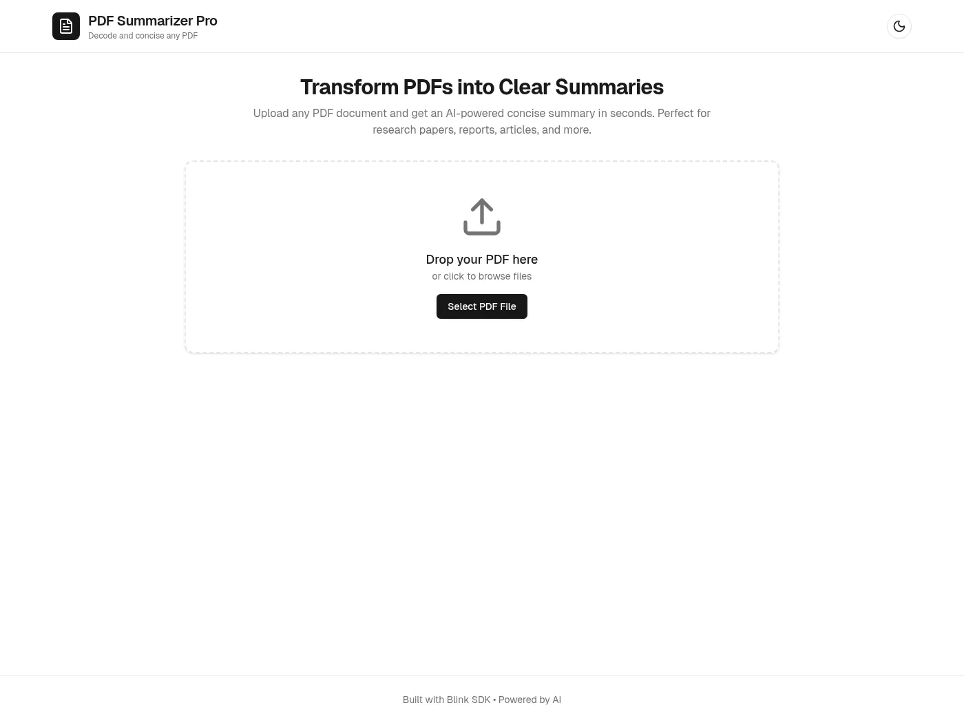 PDF Summarizer Pro