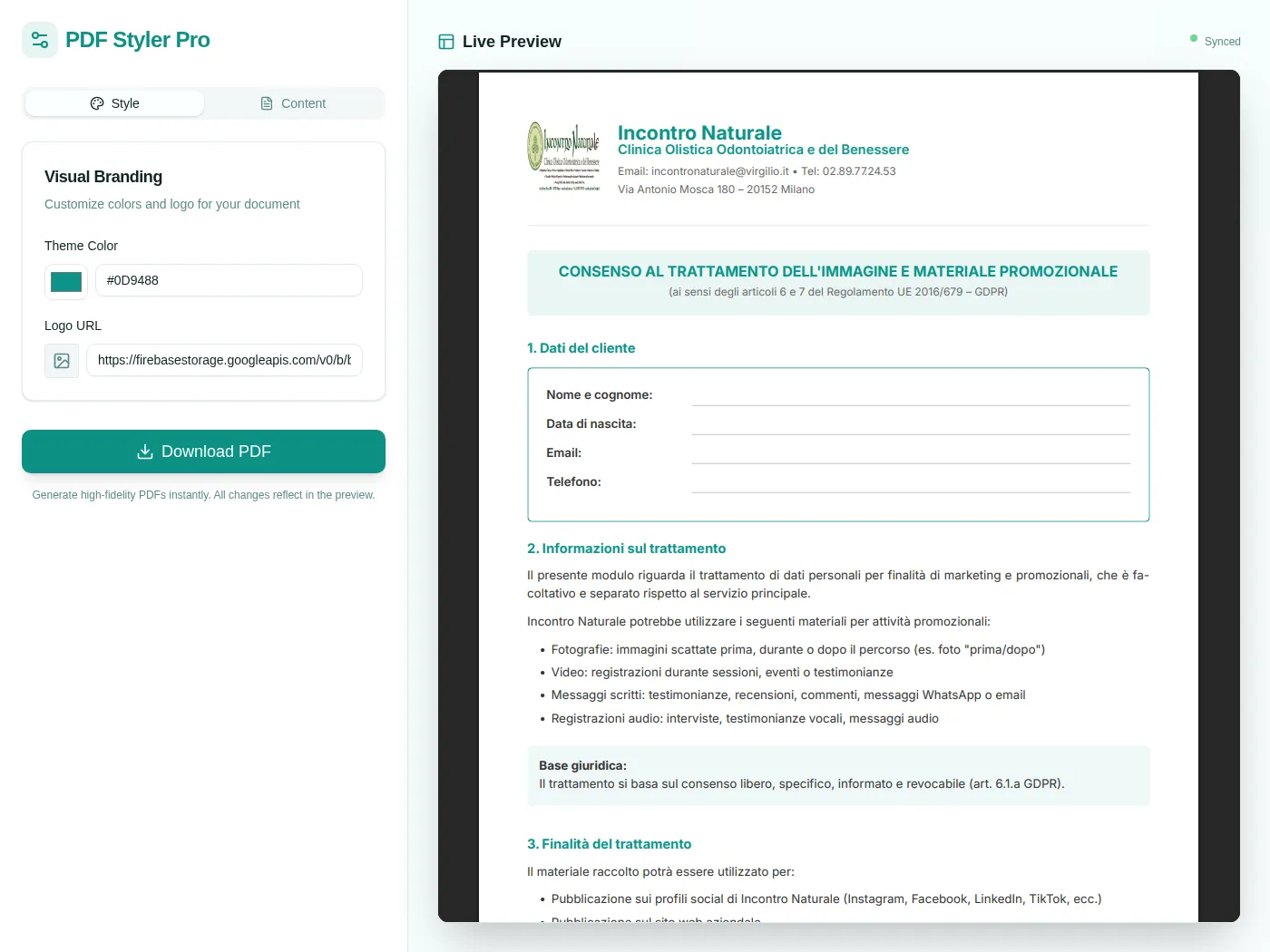 PDF Styler Pro
