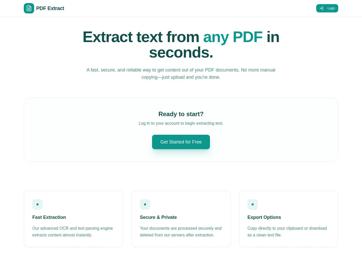PDF Text Extractor