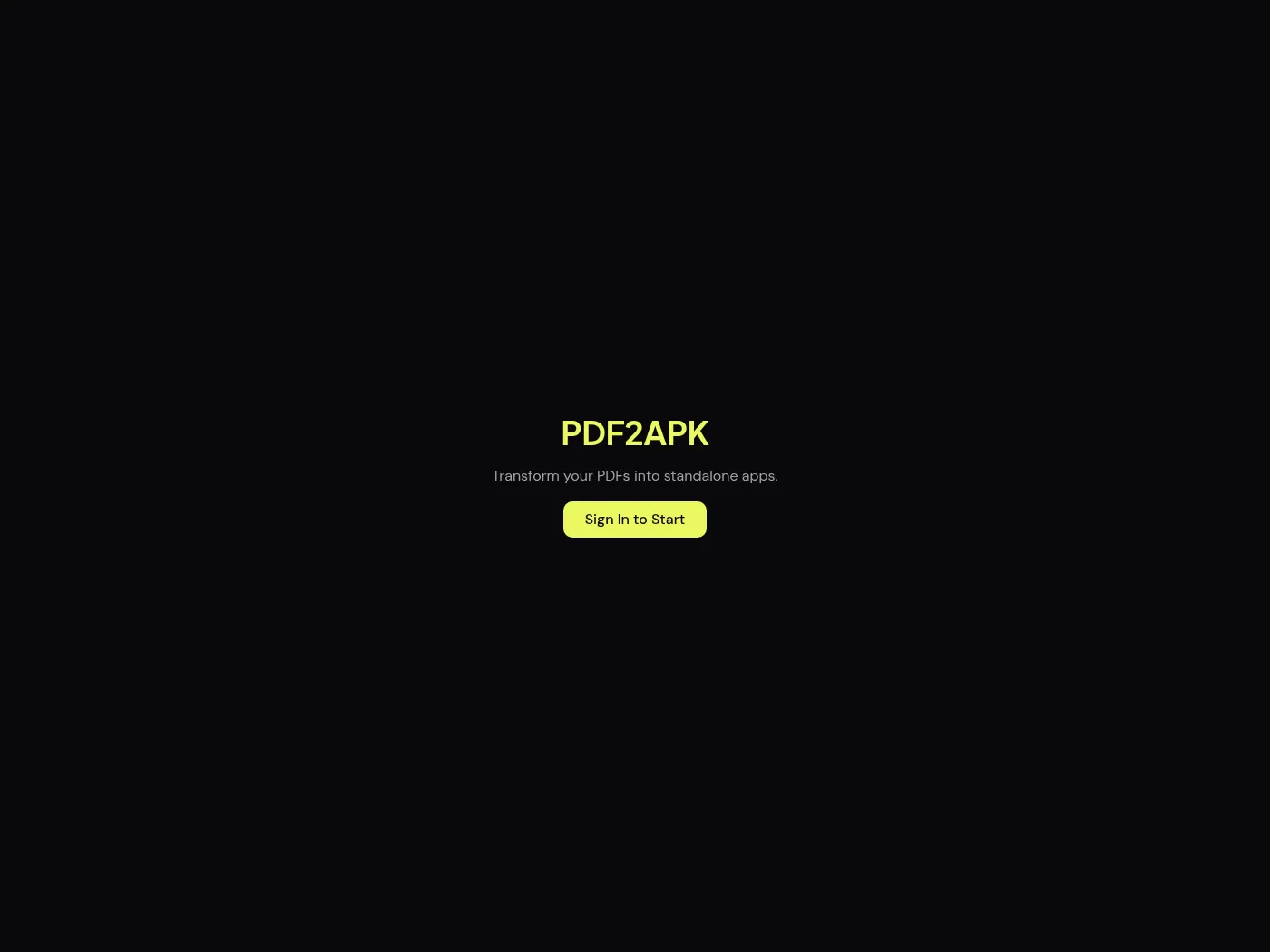 PDF2APK Converter