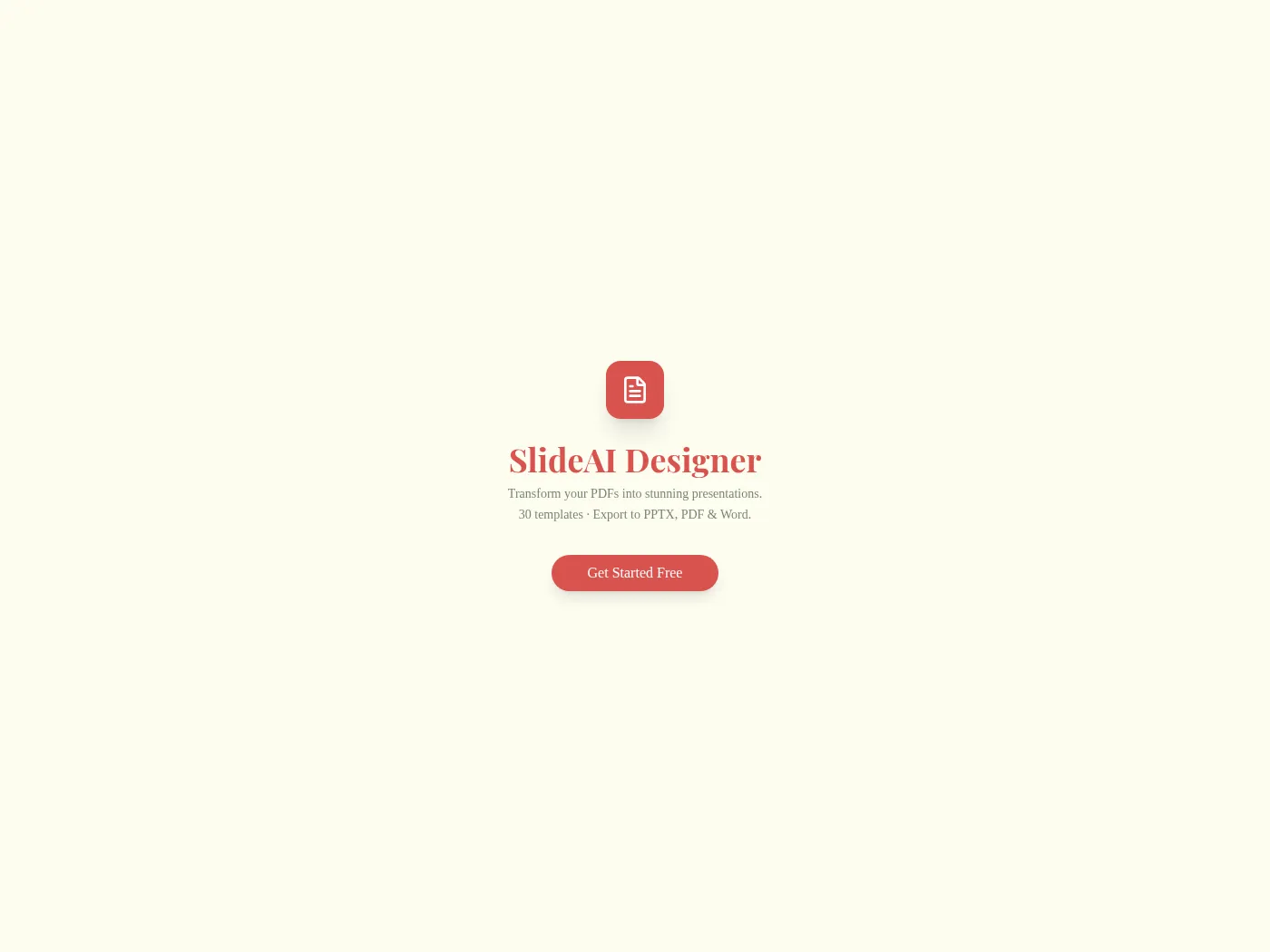 PDF to Slide Designer