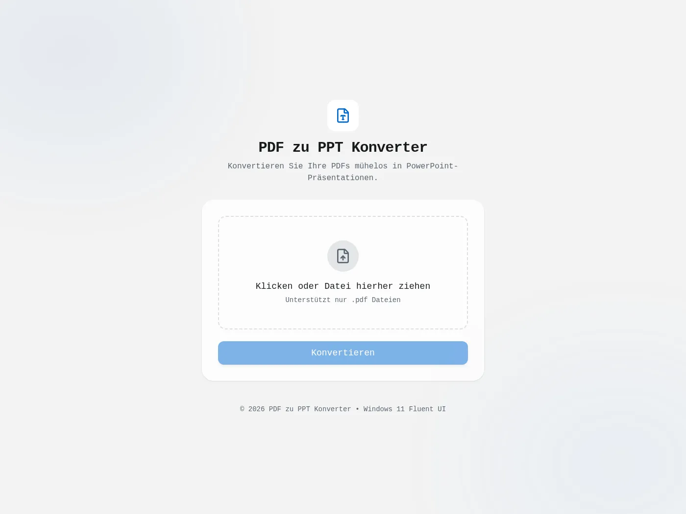 PDF to PPT Converter