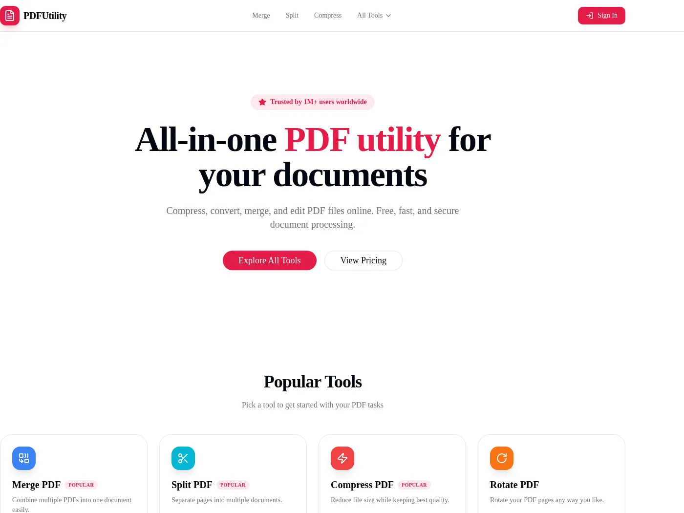 PDF Utility Suite