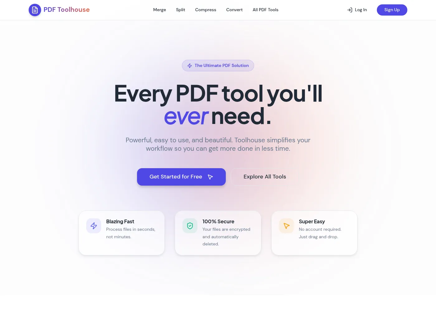 PDF Tools Clone