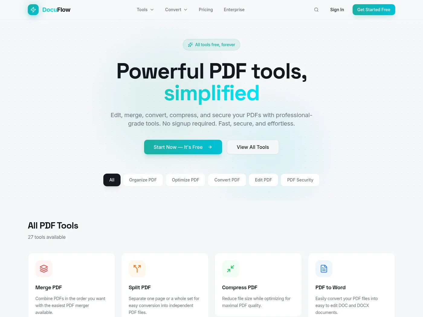 PDF Tools Clone