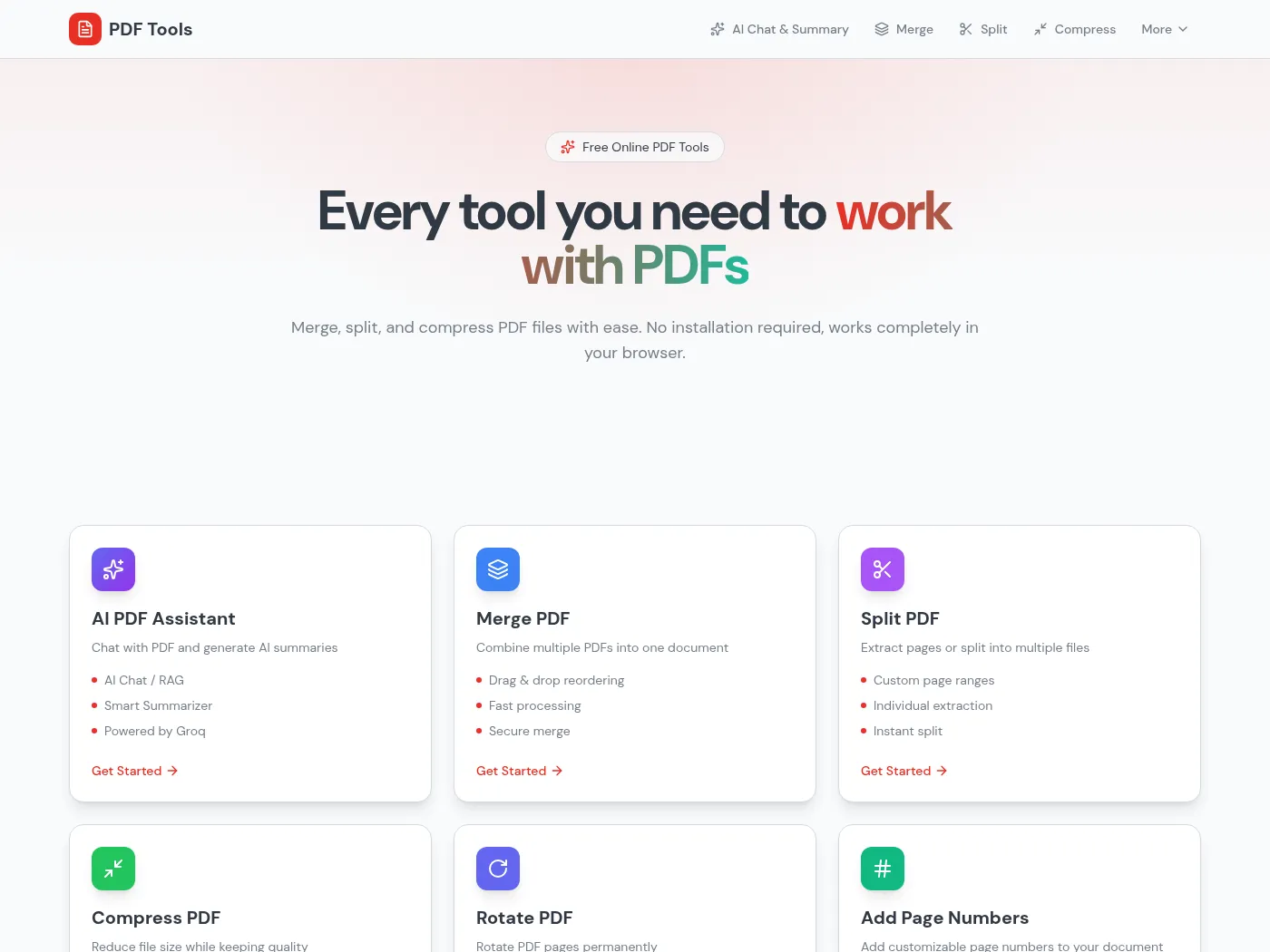 PDF Tools SaaS