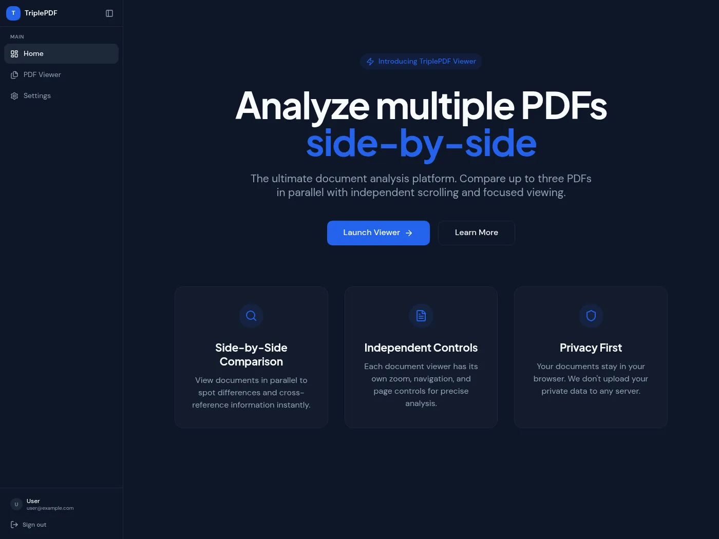 TriplePDF Viewer Site