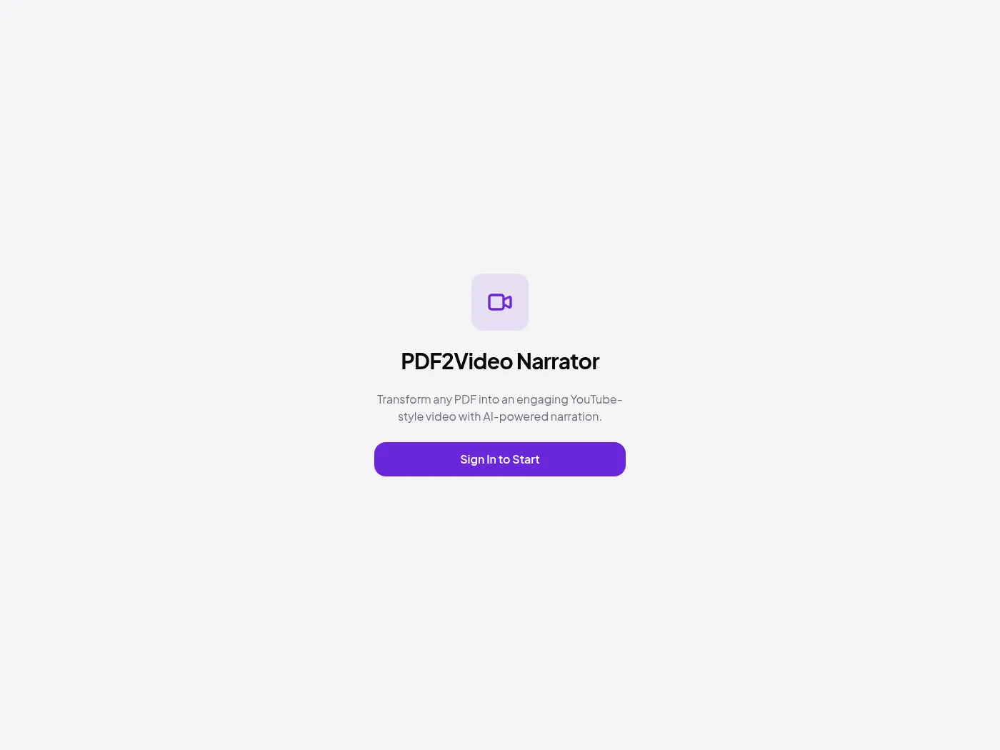 PDF2Video Narrator