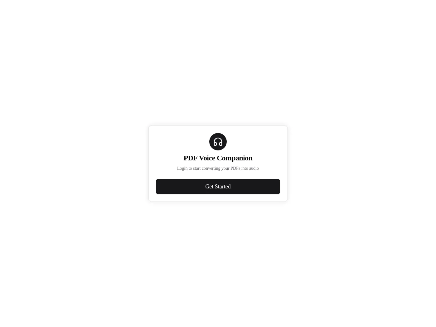 PDF Voice Companion