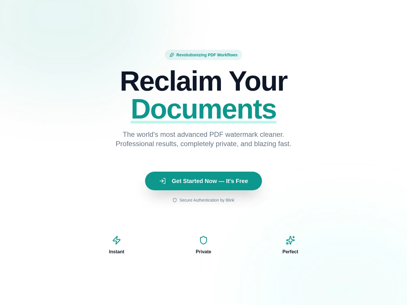 PDF Watermark Cleaner