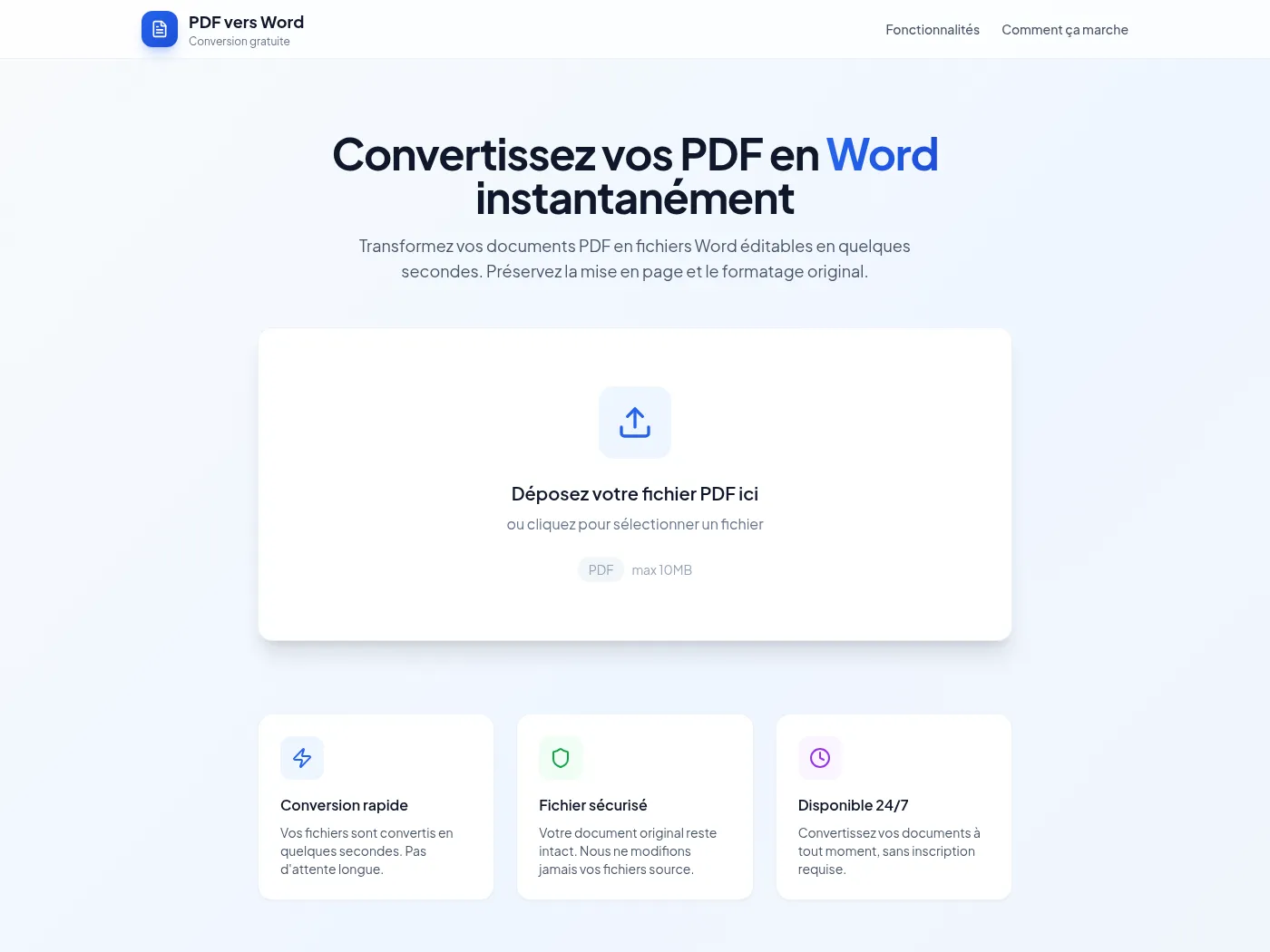 PDF to Word Converter