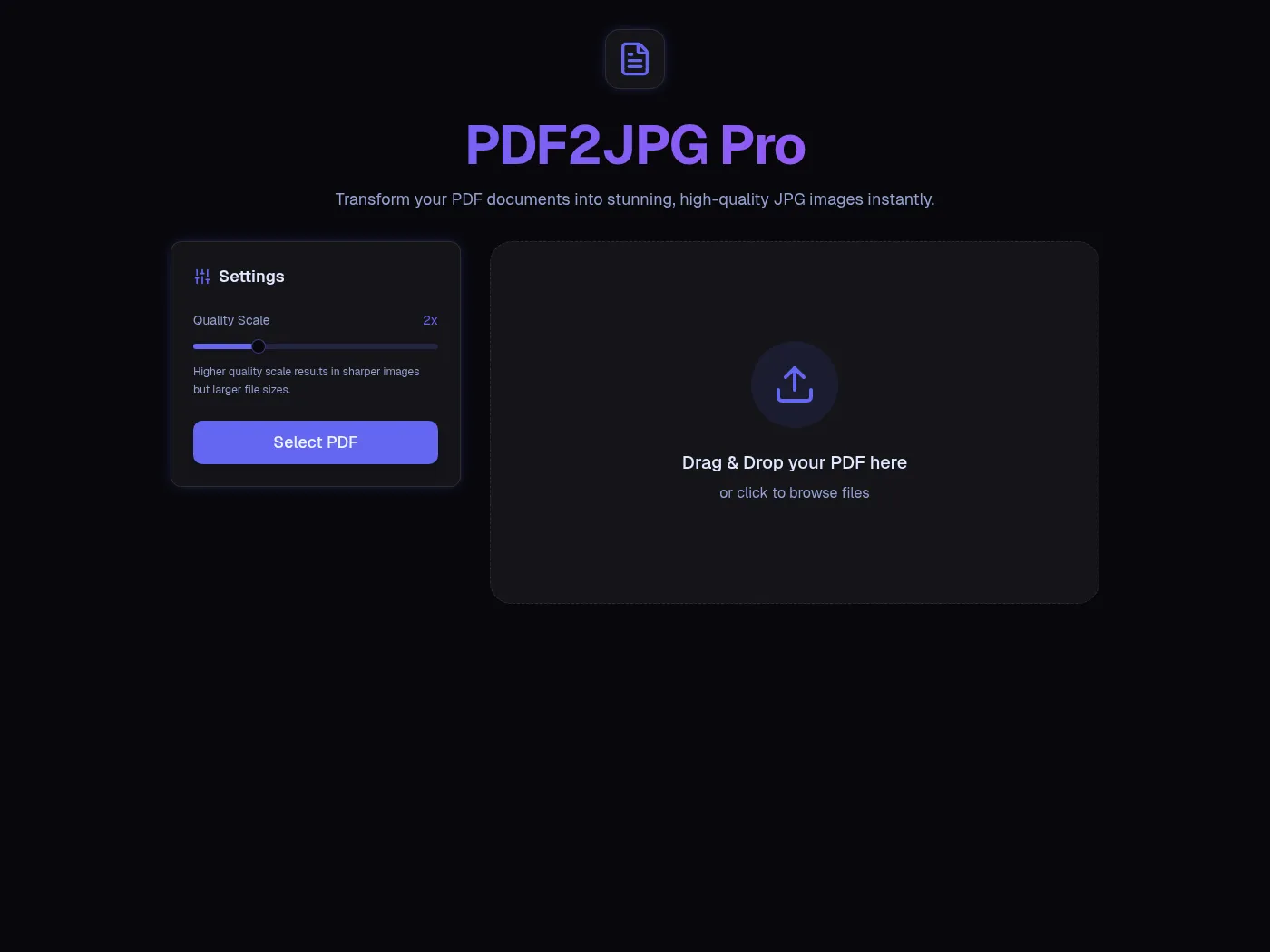 PDF2JPG Pro