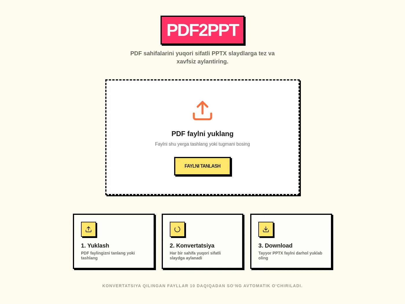 PDF2PPT Converter