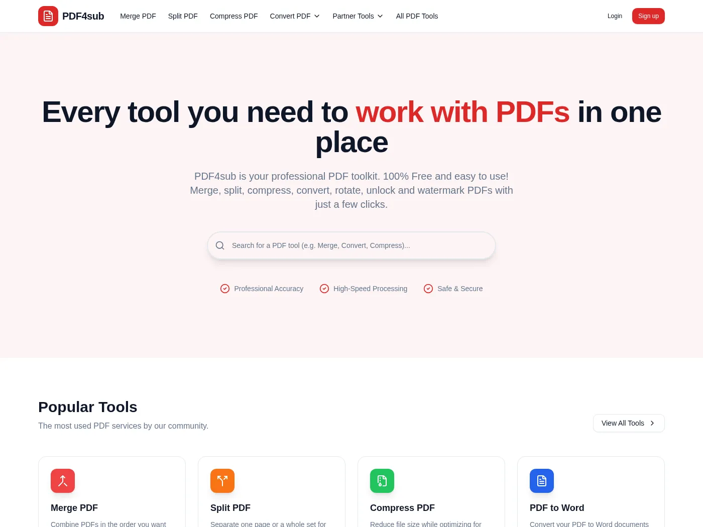 PDF4sub Suite