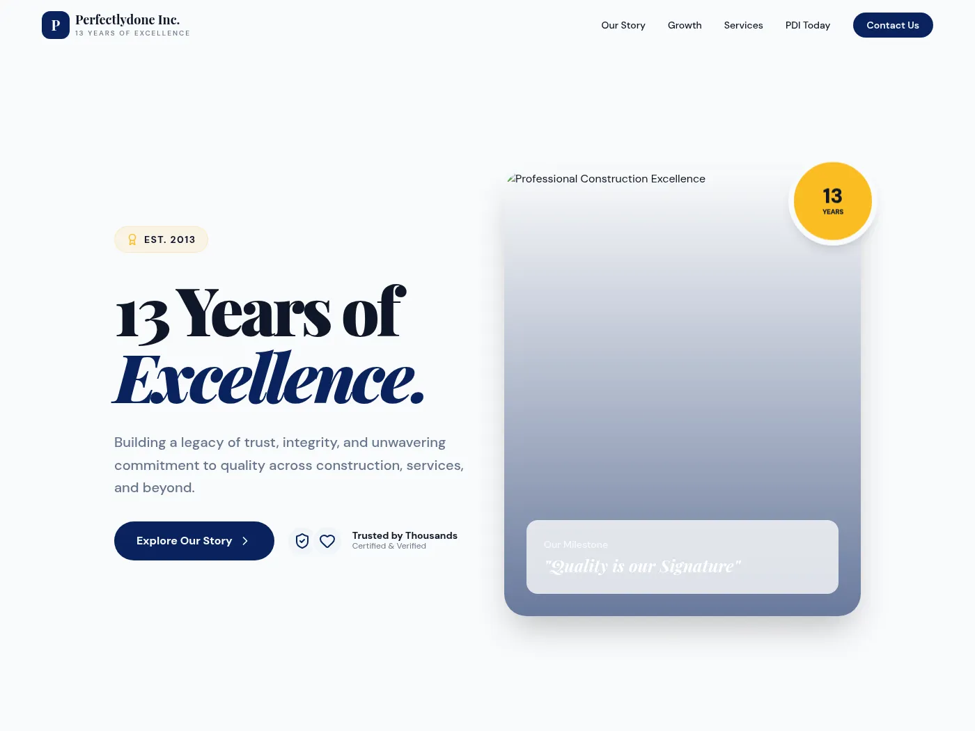 Perfectlydone Story Site