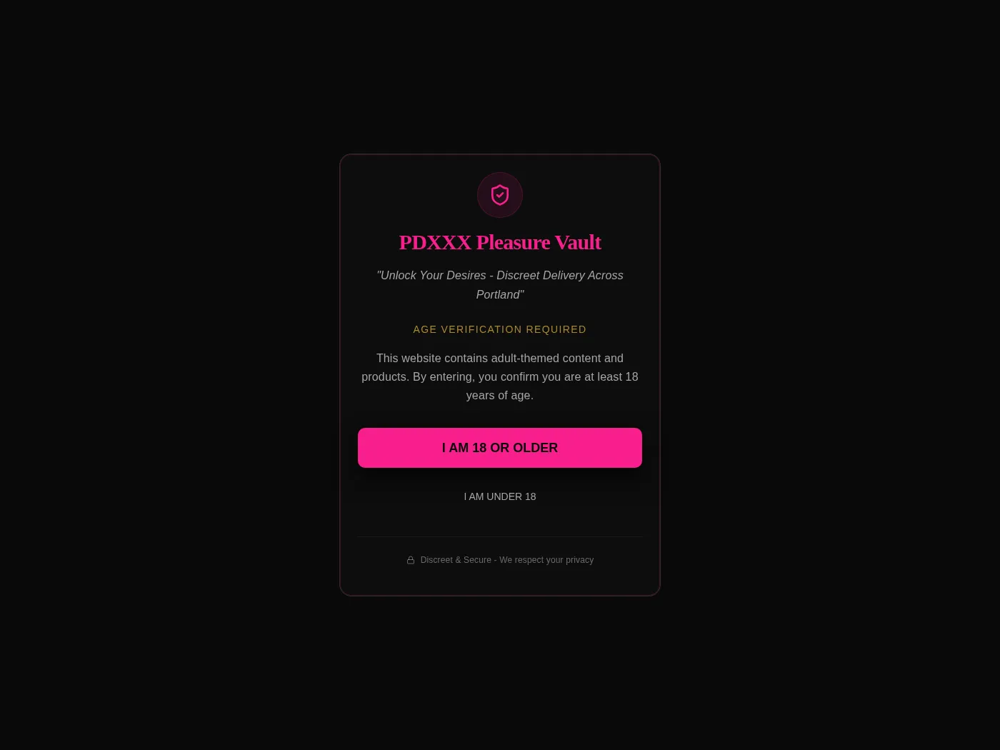 PDXXX Pleasure Vault