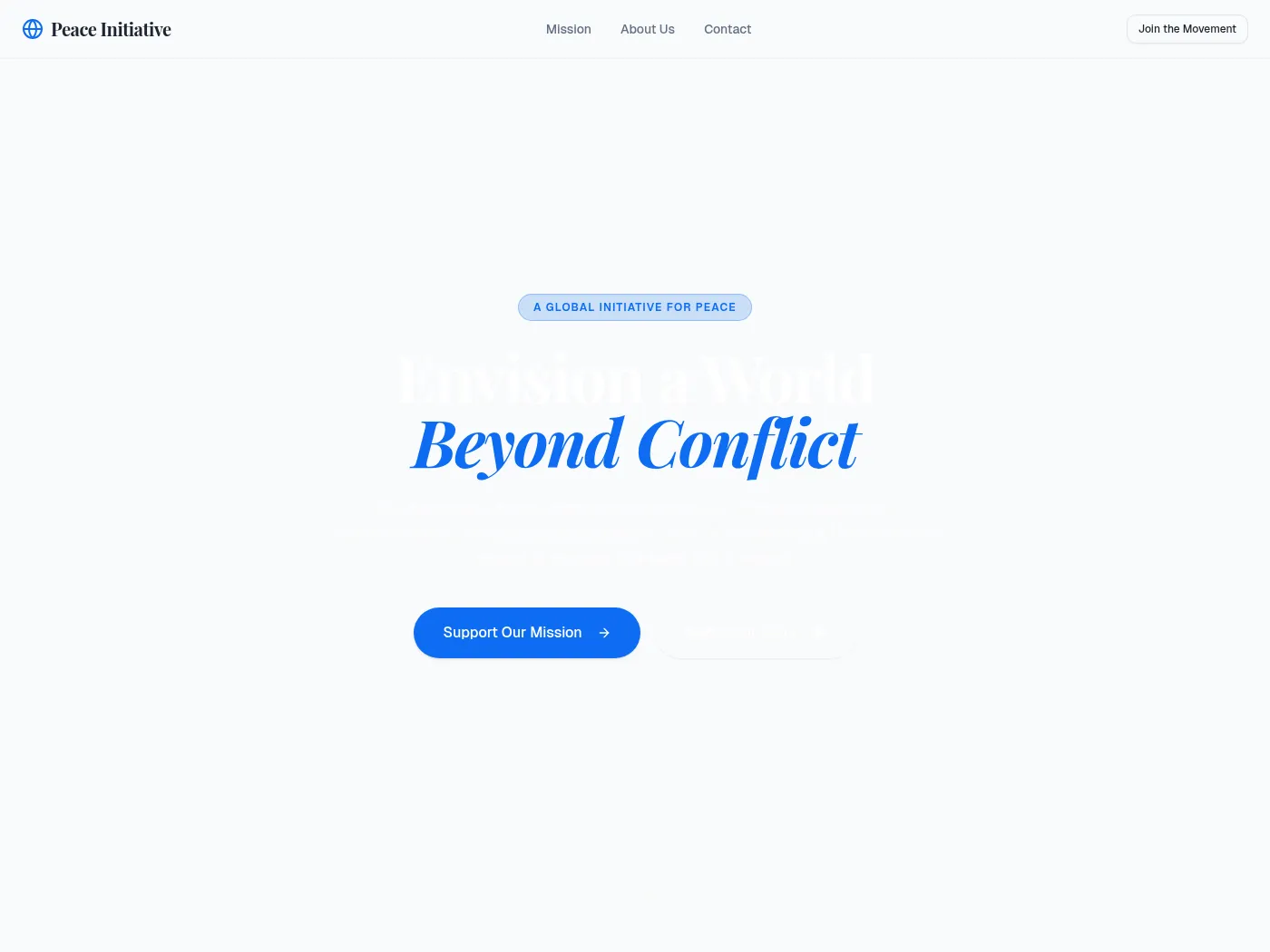 Peace Initiative Site