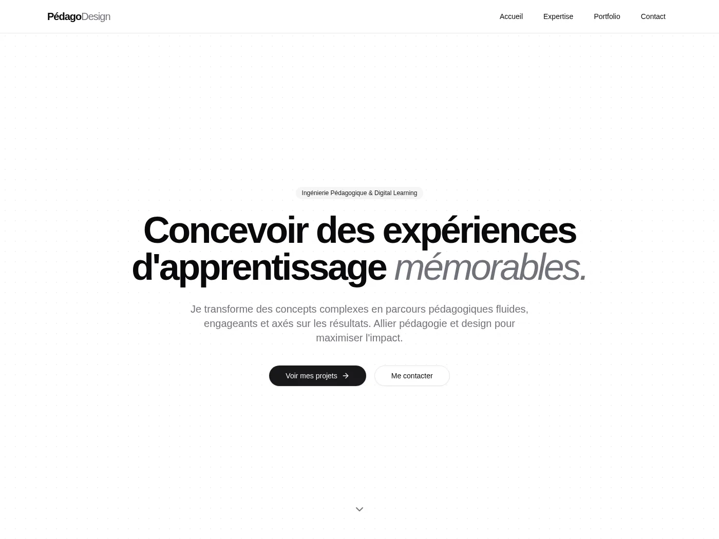 PédagoDesign Portfolio