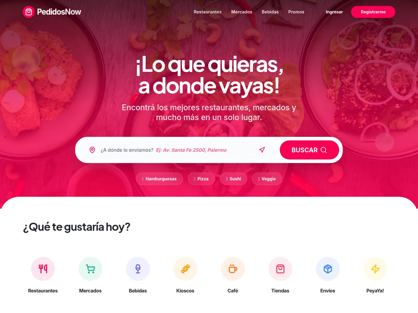 PedidosNow Web Clone